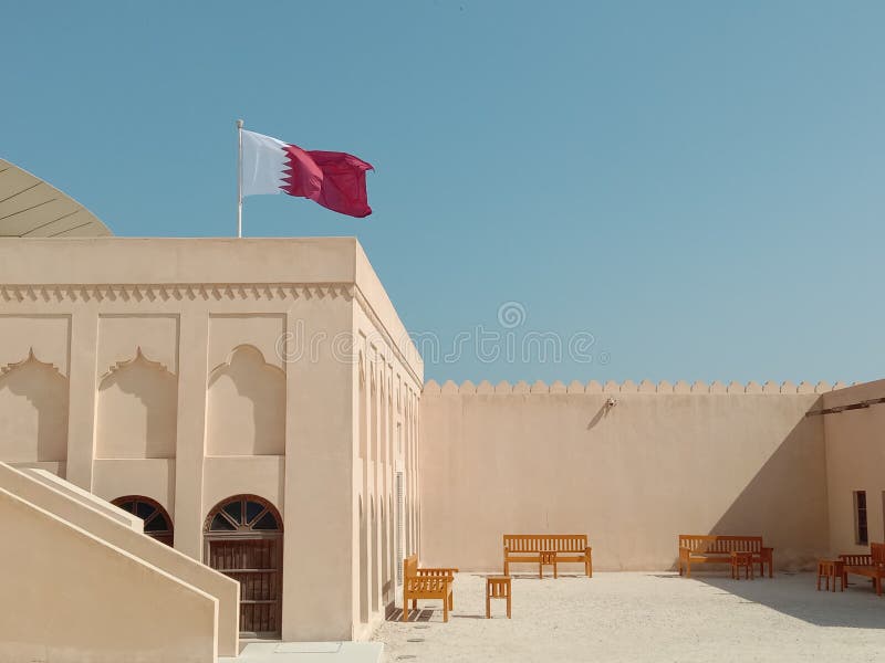 Traditional Qatari House, Doha Stock Image - Image of house, estate ...