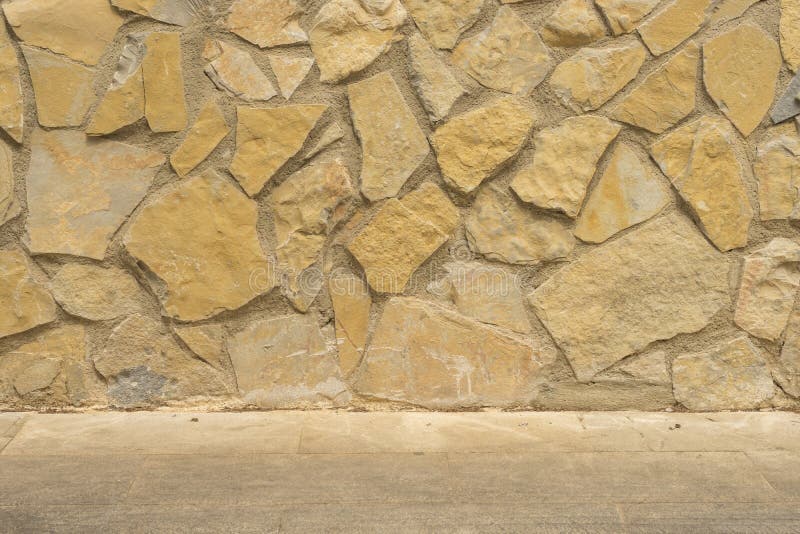 Traditional Quarrystone Wall Stock Image - Image of naturally, ancient ...