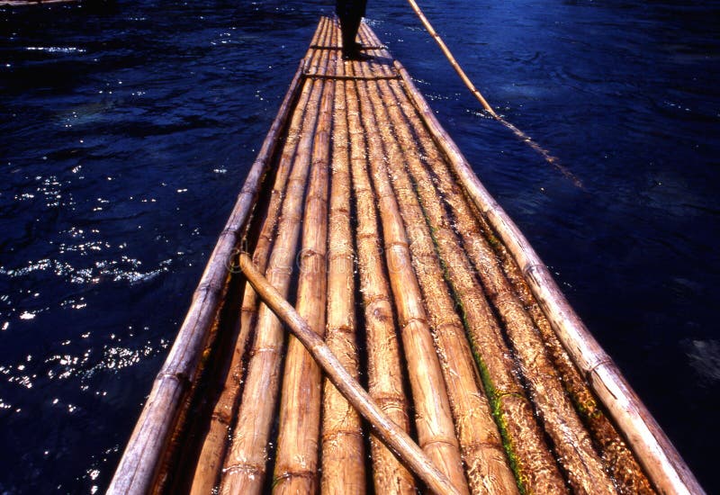 Traditional raft stock photo. Image of bamboo, primitive - 2774242