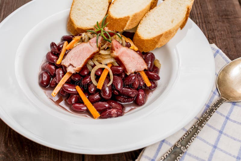 Traditional red beans stock image. Image of chili, pile - 63453391