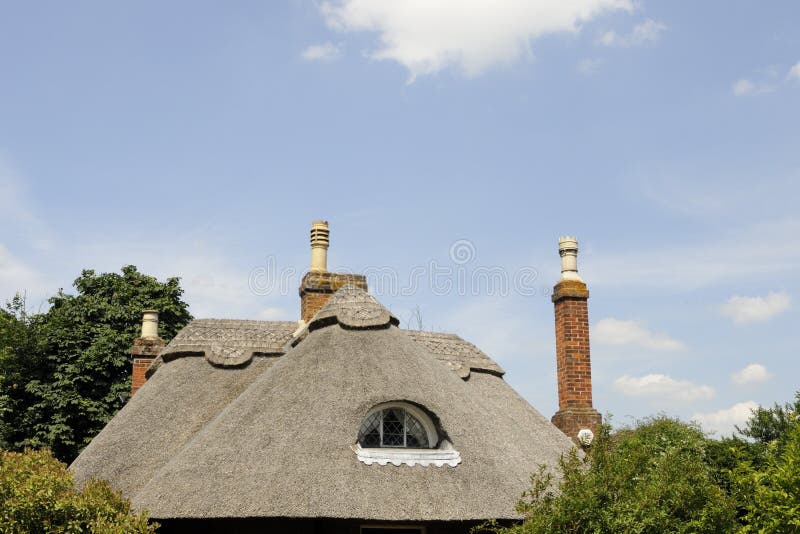 Traditional reed roofing stock photo. Image of outside - 16244900