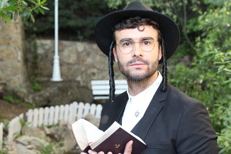 Traditional Religious Orthodox Man in the Synagogue Stock Photo - Image ...