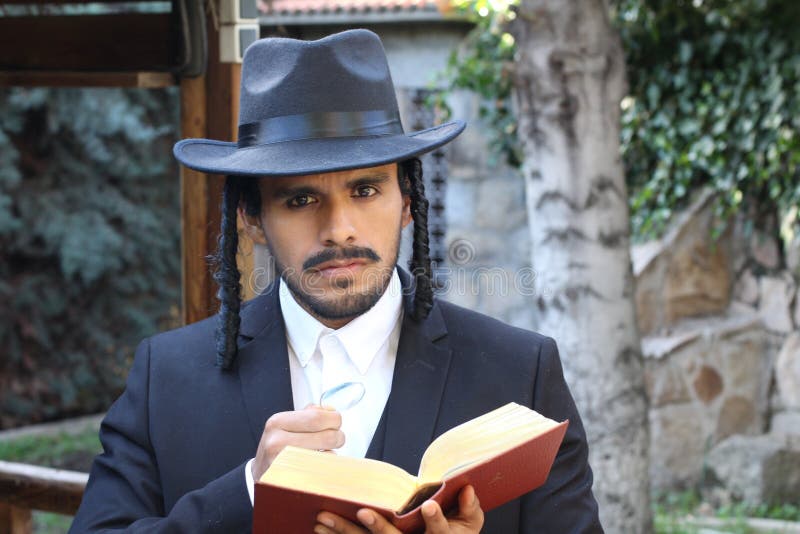 Traditional Religious Orthodox Man in the Synagogue Stock Image - Image ...