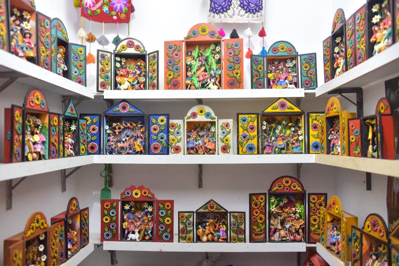 A Traditional `Retablo`, a Peruvian Handicraft from the Ayacucho Region ...