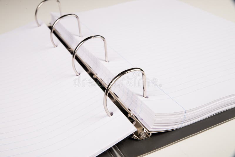 Traditional Ringed Notebook Stock Image - Image of shot, note: 134431075