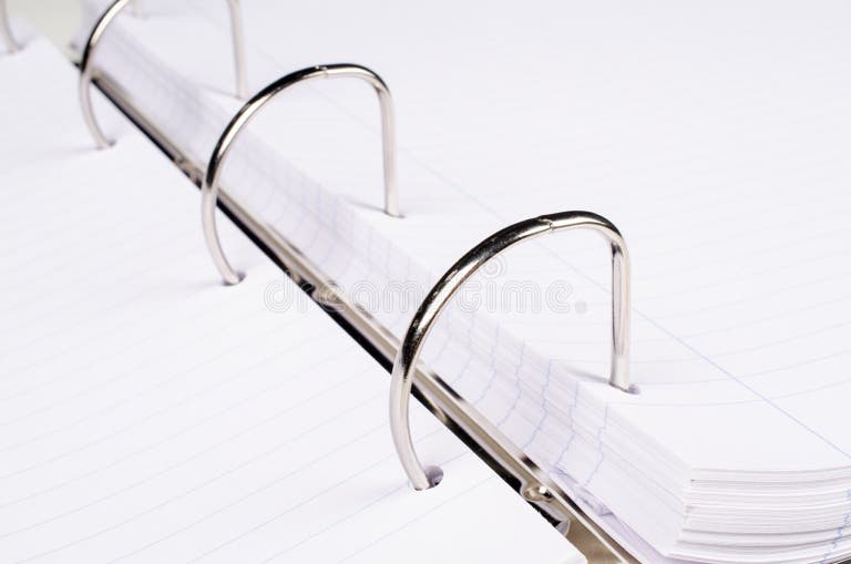 Traditional Ringed Notebook Stock Image - Image of shot, analog: 134431077