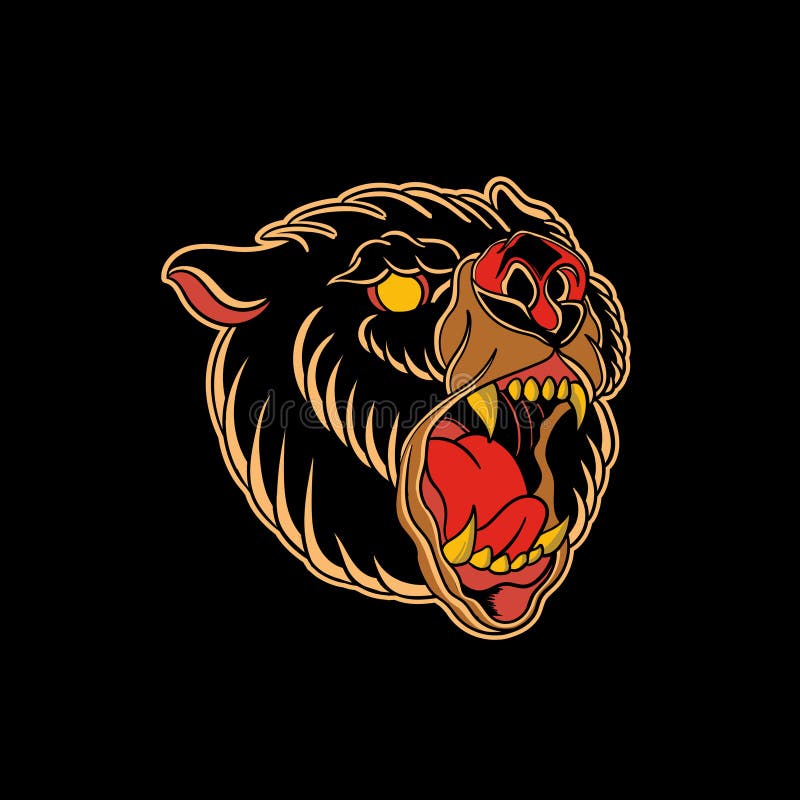 Tattoo Flash Bear Stock Illustrations – 27 Tattoo Flash Bear Stock ...