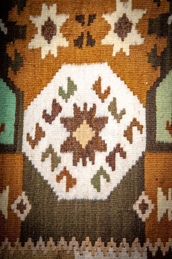 Traditional Romanian Carpet Ornament Editorial Image - Image of typical ...