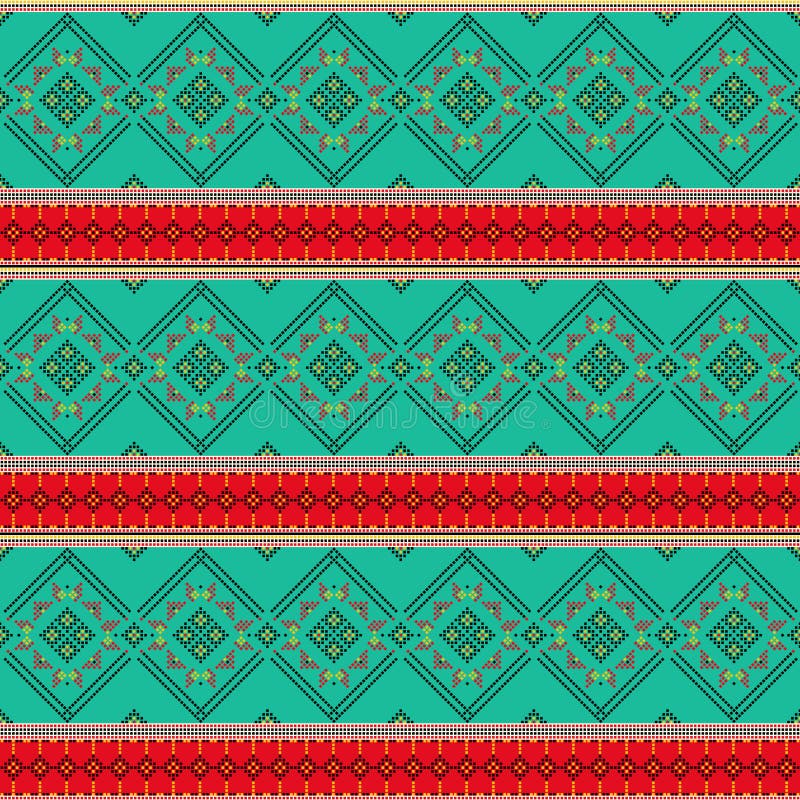 Traditional Romanian Embroidery Stock Vector - Illustration of ...