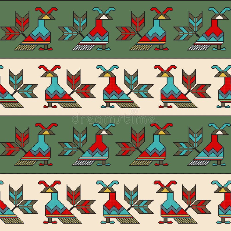 Traditional Romanian Embroidery Stock Vector - Illustration of abstract ...