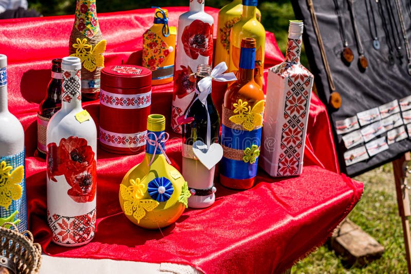 Traditional Romanian Fabrics and Various Handmade Objects Editorial ...