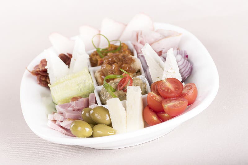 Traditional Romanian Food Plateau Stock Photo - Image of dining, dinner ...