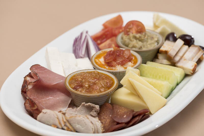 Traditional Romanian Food Plateau Stock Image - Image of gourmet ...