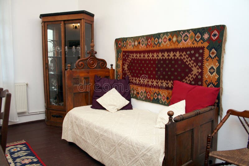 Traditional Romanian House Interior Editorial Image - Image of peasant ...