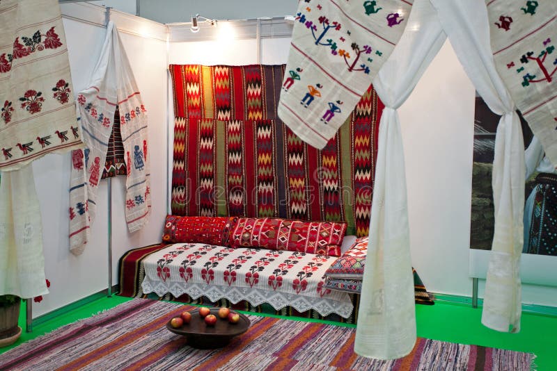 Traditional Romanian House Interior Editorial Stock Image - Image of ...