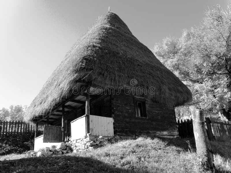 Traditional Romanian house stock photo. Image of natural - 49097644