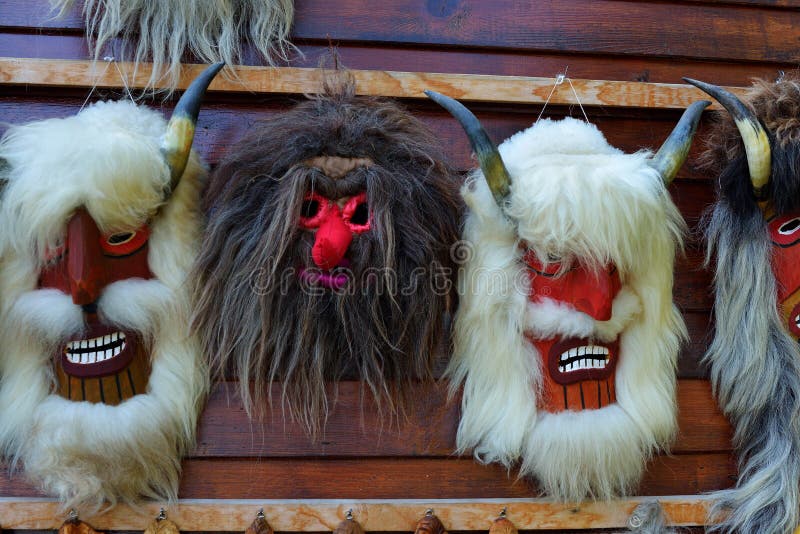 Traditional Romanian masks stock image. Image of tradition - 62522987