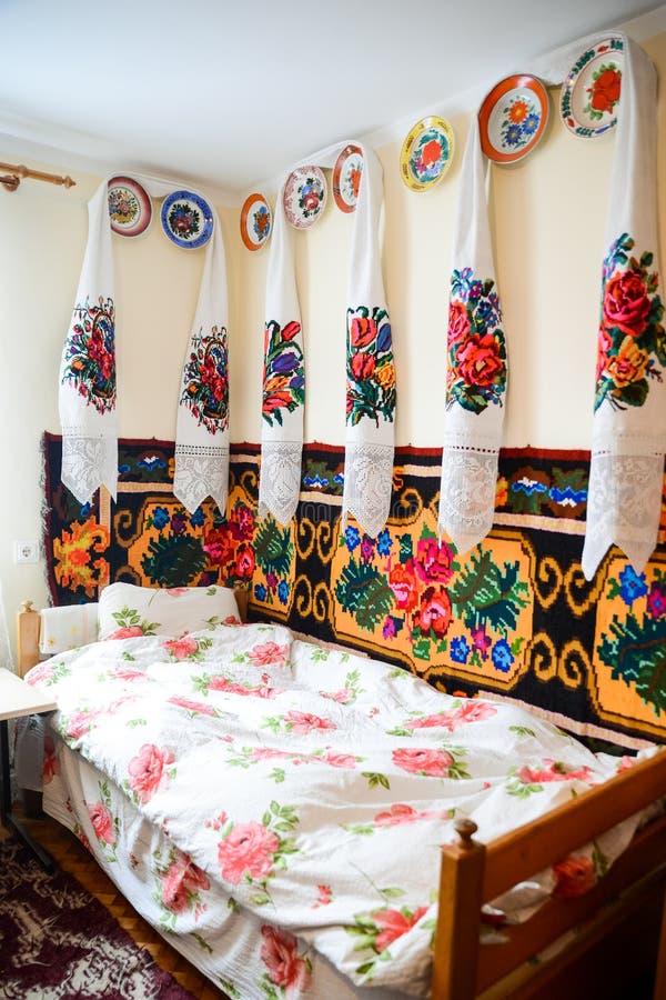 Traditional room stock photo. Image of maramures, monastery - 47695294