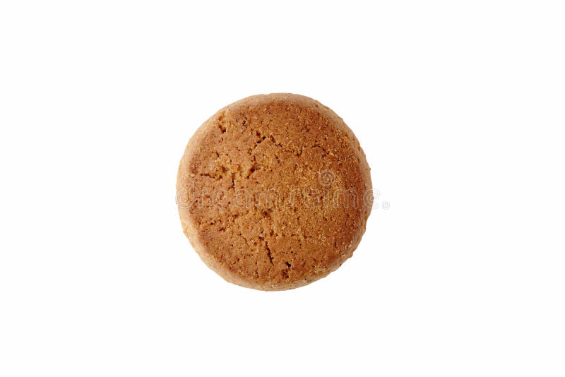Traditional Round Gingerbread Isolated on White. Closeup Stock Image ...