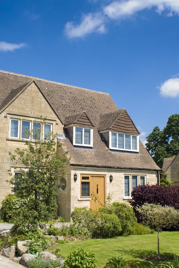 Traditional Rural Homes Scene Stock Photo - Image of europe, clear ...