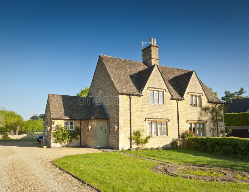 Traditional Rural Homes Scene Stock Image - Image of door, spring: 42116265