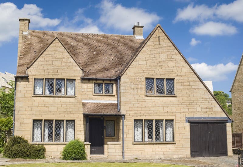 Traditional Rural Homes Scene Stock Image - Image of village ...