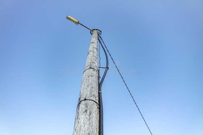 Traditional Rural Irish Light Post in County Donegal Stock Photo ...