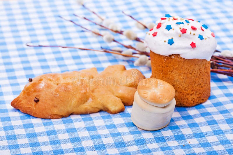 Traditional Russian Baked Food Stock Photo - Image of ingredient ...