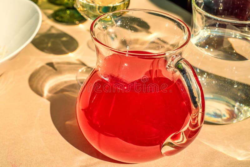 Traditional Russian Berry Drink Mors or Smoothie Stock Photo - Image of ...