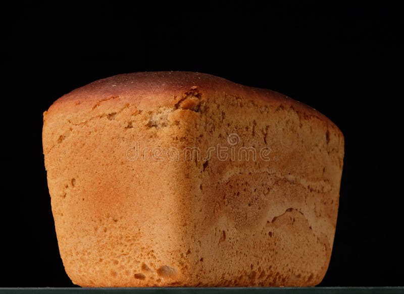 Traditional Russian `black` Rye Bread - Brick Stock Photo - Image of ...