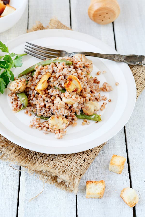 Russian Buckwheat porridge stock image. Image of cuisine - 34540869