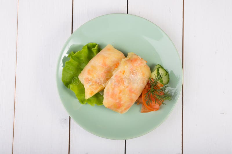 Traditional Russian Cabbage Rolls Stock Photo - Image of sarmale ...