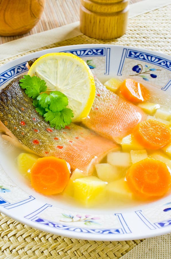 Traditional Russian Fish Soup Stock Image - Image of rustic, dish: 31458287