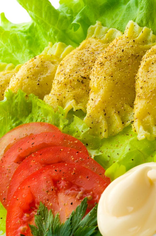 Traditional Russian food stock photo. Image of dumpling - 7215566