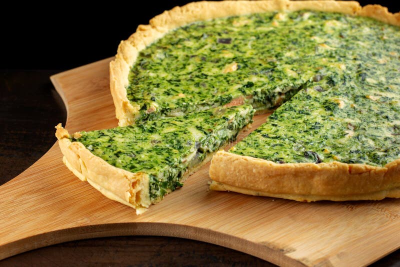 Traditional Russian Kish Pie Stock Photo - Image of homemade, dish ...