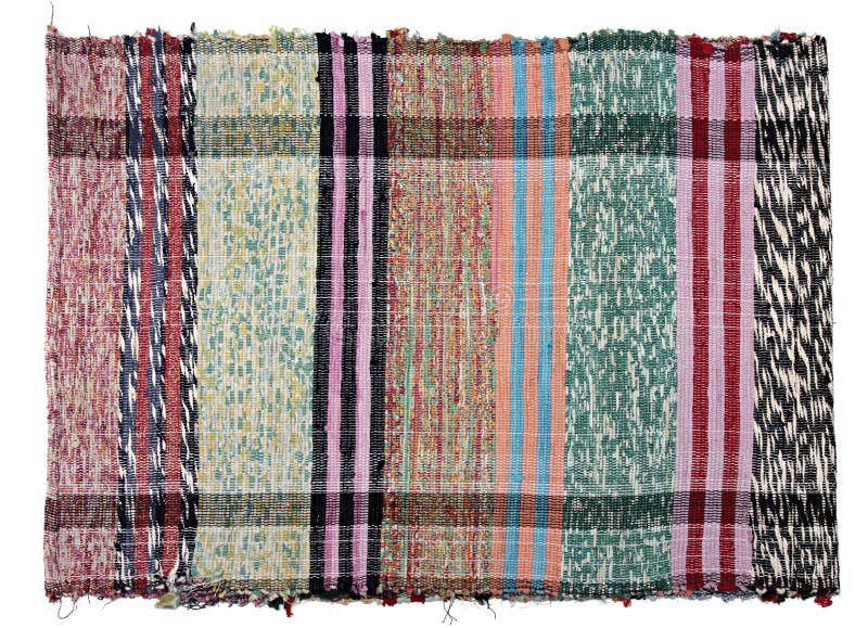 Traditional Russian Knit Mat Handmade. Stock Photo - Image of rough ...