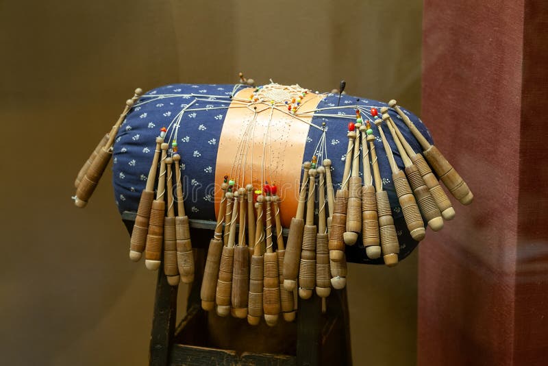Traditional Russian Lace-making Stock Image - Image of needle ...