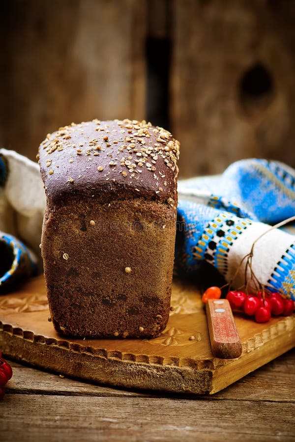 Borodino rye bread stock photo. Image of products, food - 29147790