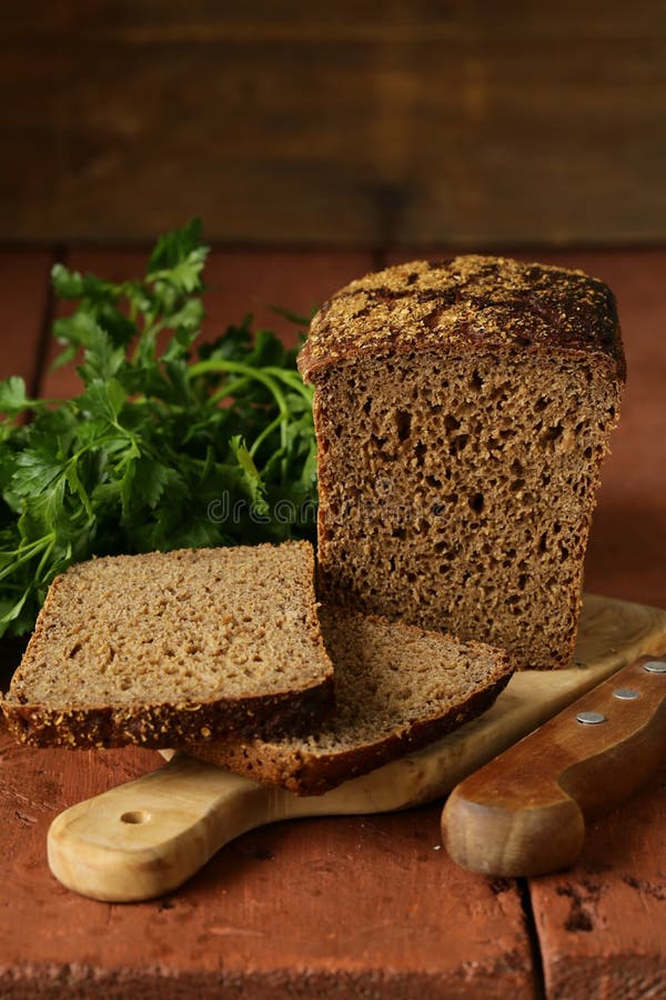 Traditional Russian Rye Bread Stock Image - Image of russian, wheat ...