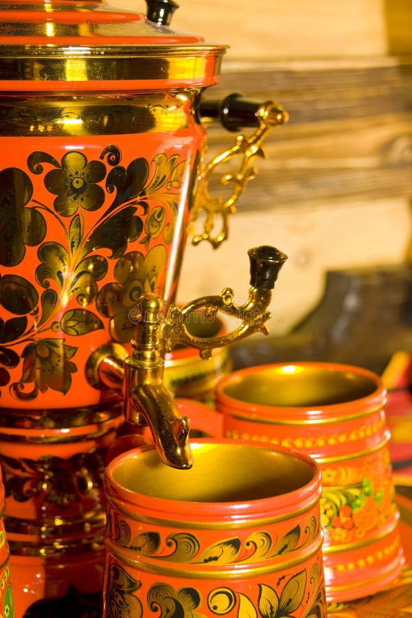 Traditional Russian Samovar Stock Image Image Of Objects History