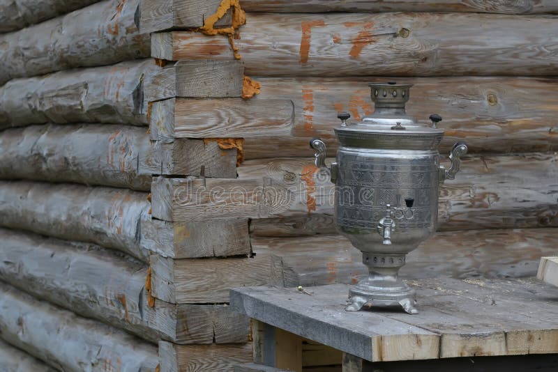 Traditional Russian Samovar. Tea Samovar Stock Photo - Image of culture ...