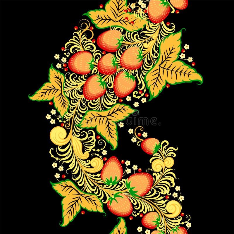 Traditional Russian Vector Seamless Pattern in Stock Vector ...