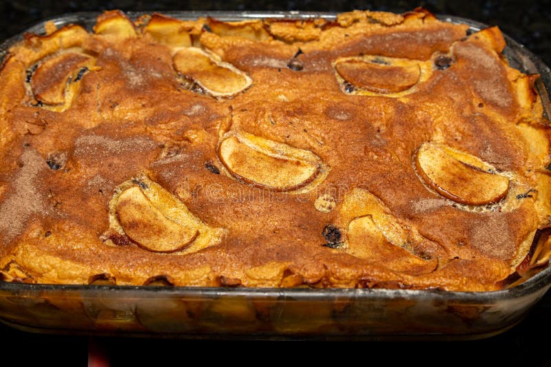 Traditional Rustic Apple Pie with Cloves and Cinnamon Stock Photo ...