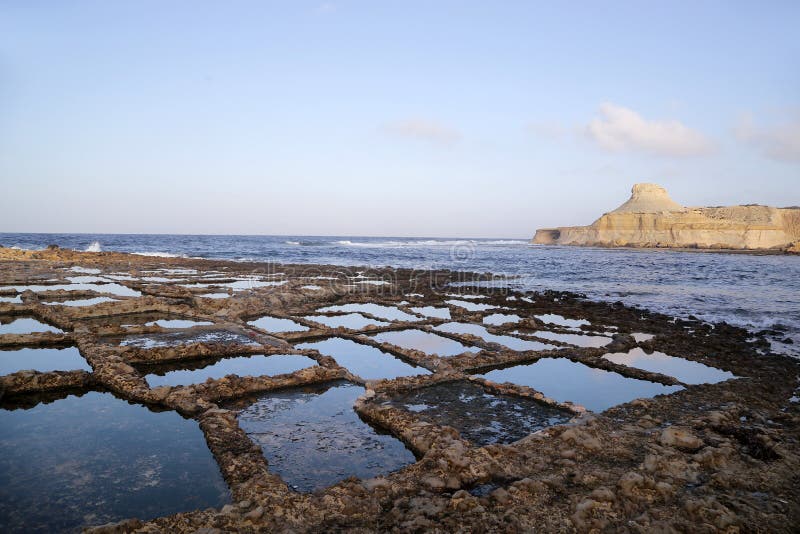 Traditional Salt Crafts on the Island of Gozo Stock Image - Image of ...
