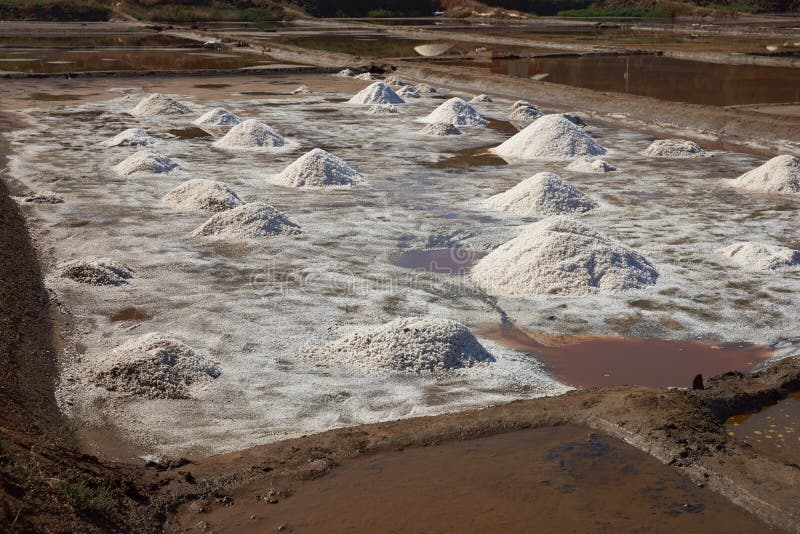 Traditional Salt Making in Chile Stock Image - Image of place, chilean ...