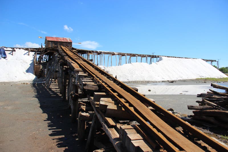 Traditional Salt Production Stock Photo - Image of asua, saltmining ...