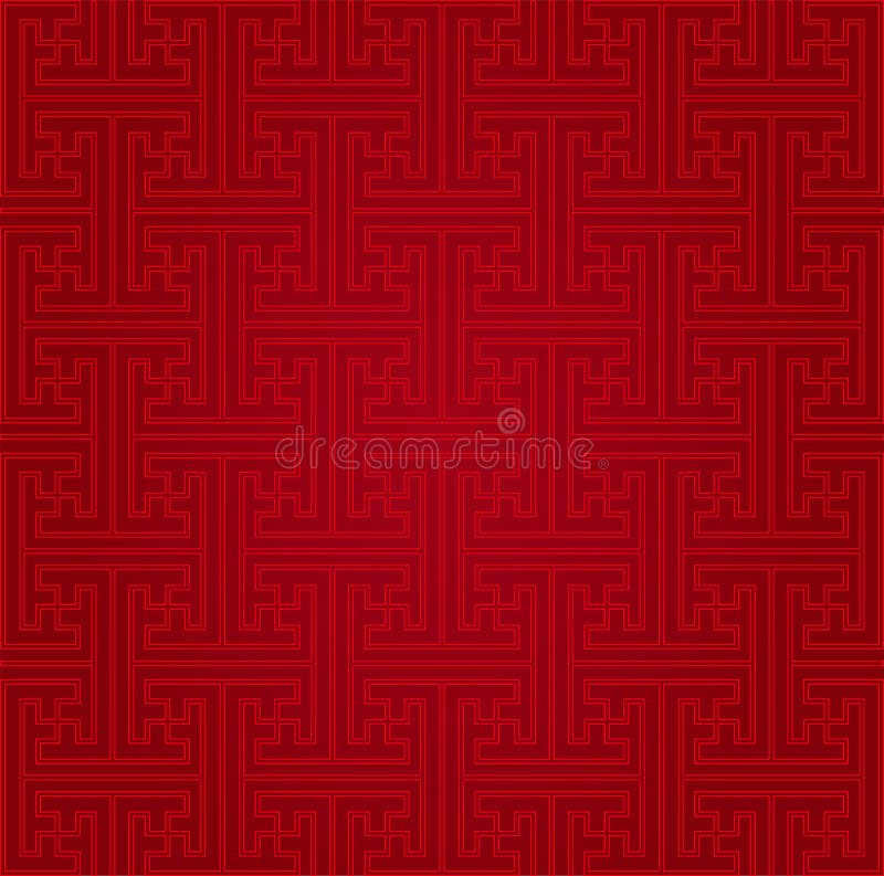Traditional Seamless Chinese Pattern Stock Vector - Illustration of ...