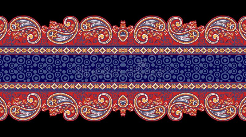 Traditional Seamless Pakistani Pattern. Traditional Asian Paisley ...