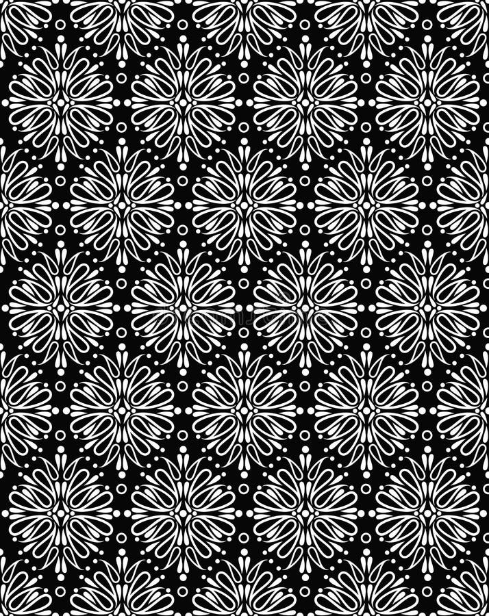 Traditional Seamless Vector Wallpaper Stock Vector - Illustration of ...