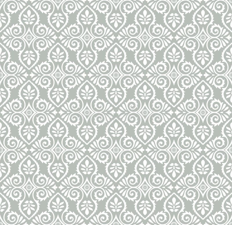 Traditional Seamless Wallpaper in Gold Stock Vector - Illustration of ...